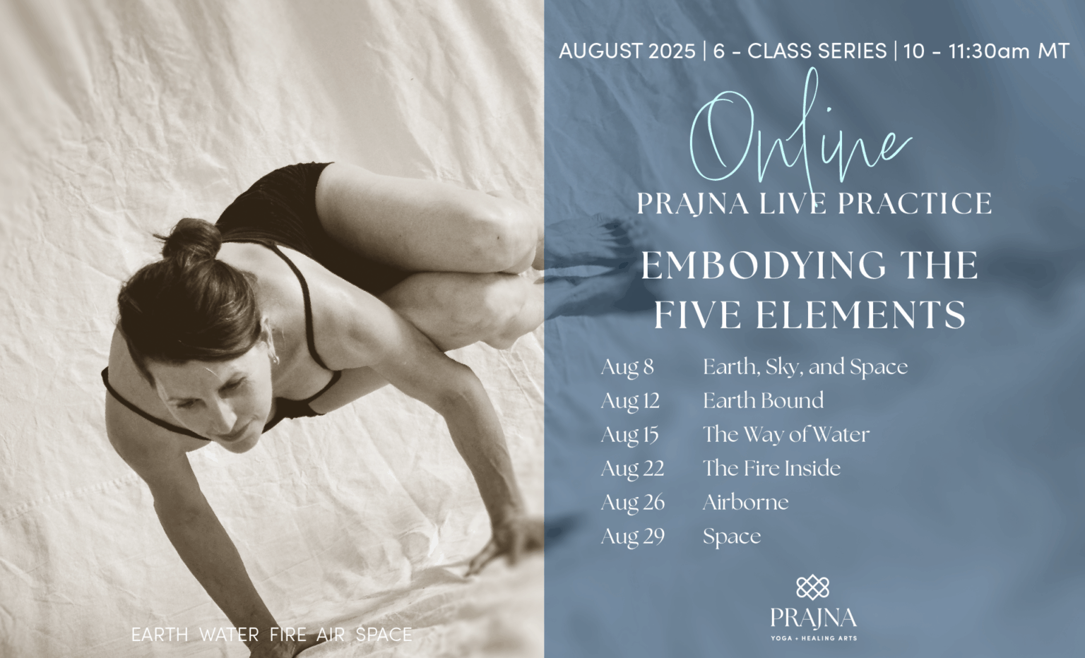 Embodying the Five Elements | August 2025 6-Class Online Series ...